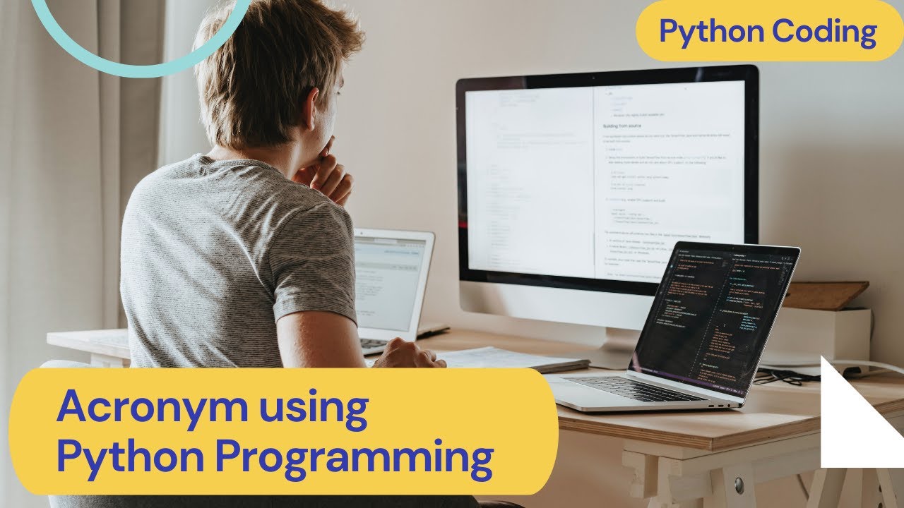 How to Create Acronym from Python code | Acronym using Python Programming | Python Tutorial