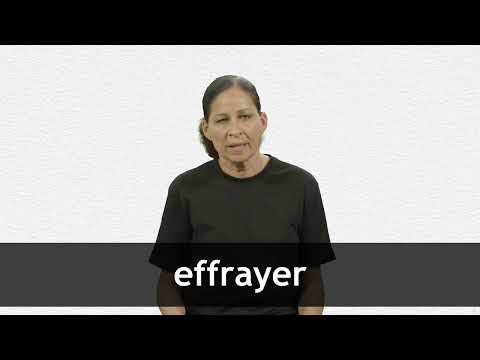 English Translation of “EFFRAYER” | Collins French-English Dictionary