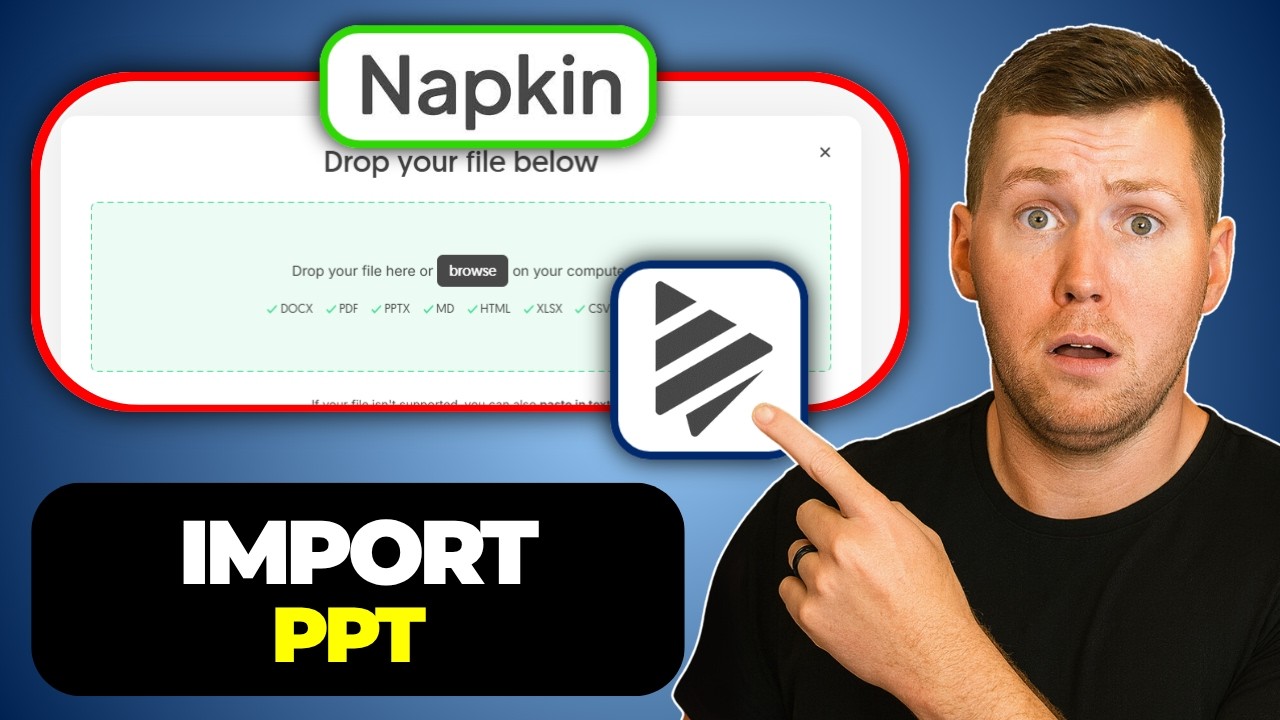 How to Import a PowerPoint Into Napkin AI - Step by Step
