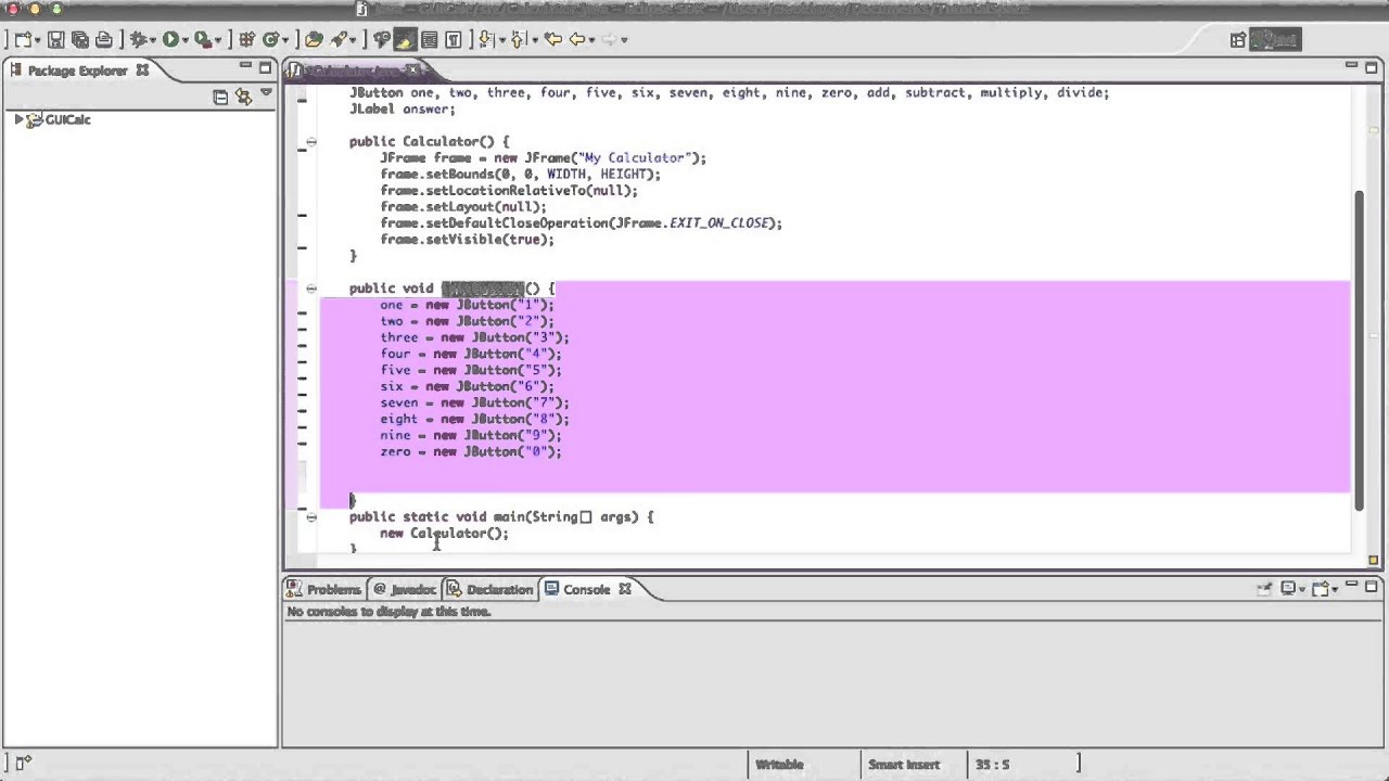Java Tutorial #6 JButtons