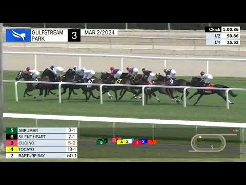 Gulfstream Park March 2, 2024 Race 3