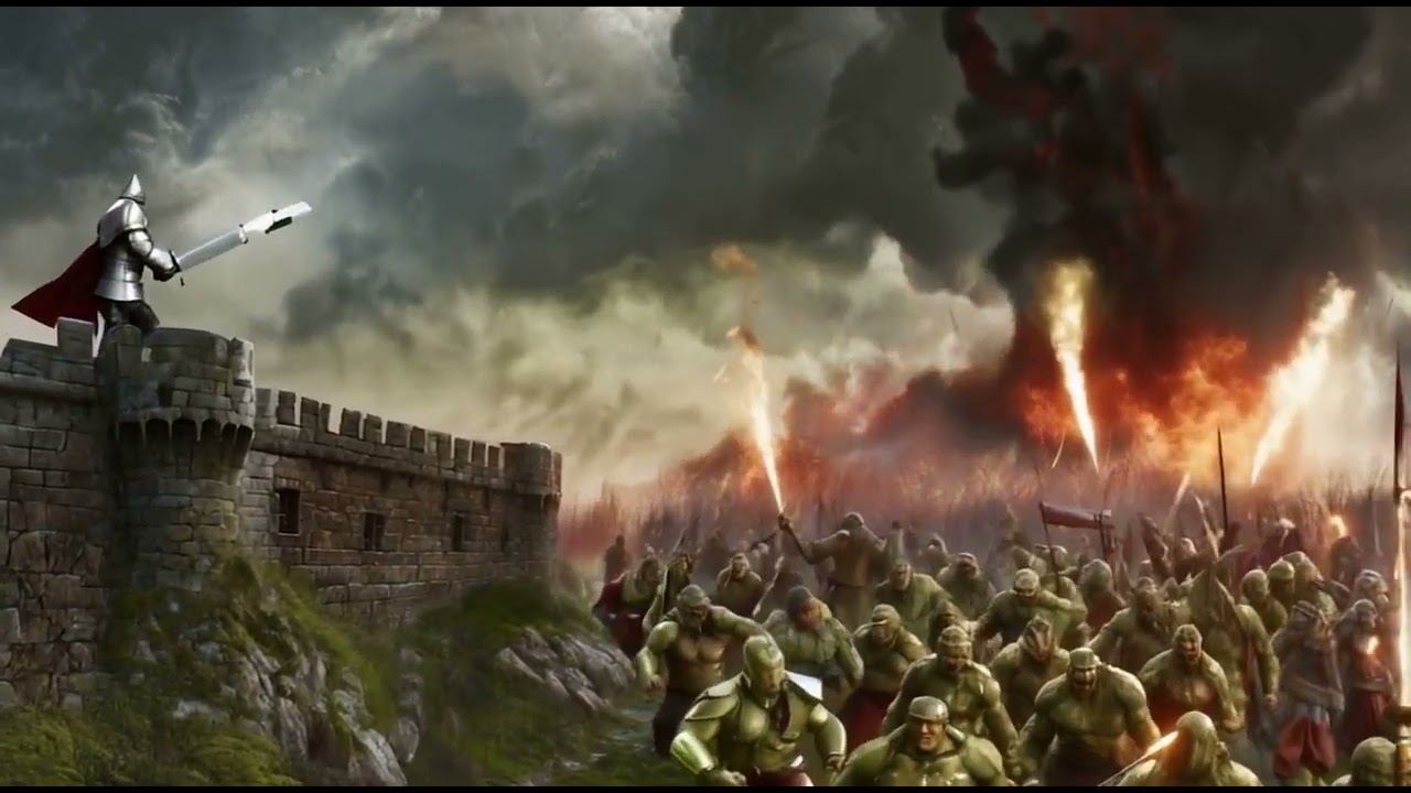 Castle Defense - Knight vs Ogres Siege