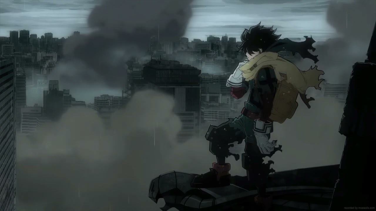 DEKU IN THE RAIN 2K LIVELY WALLPAPER | LINK IN COMMENT