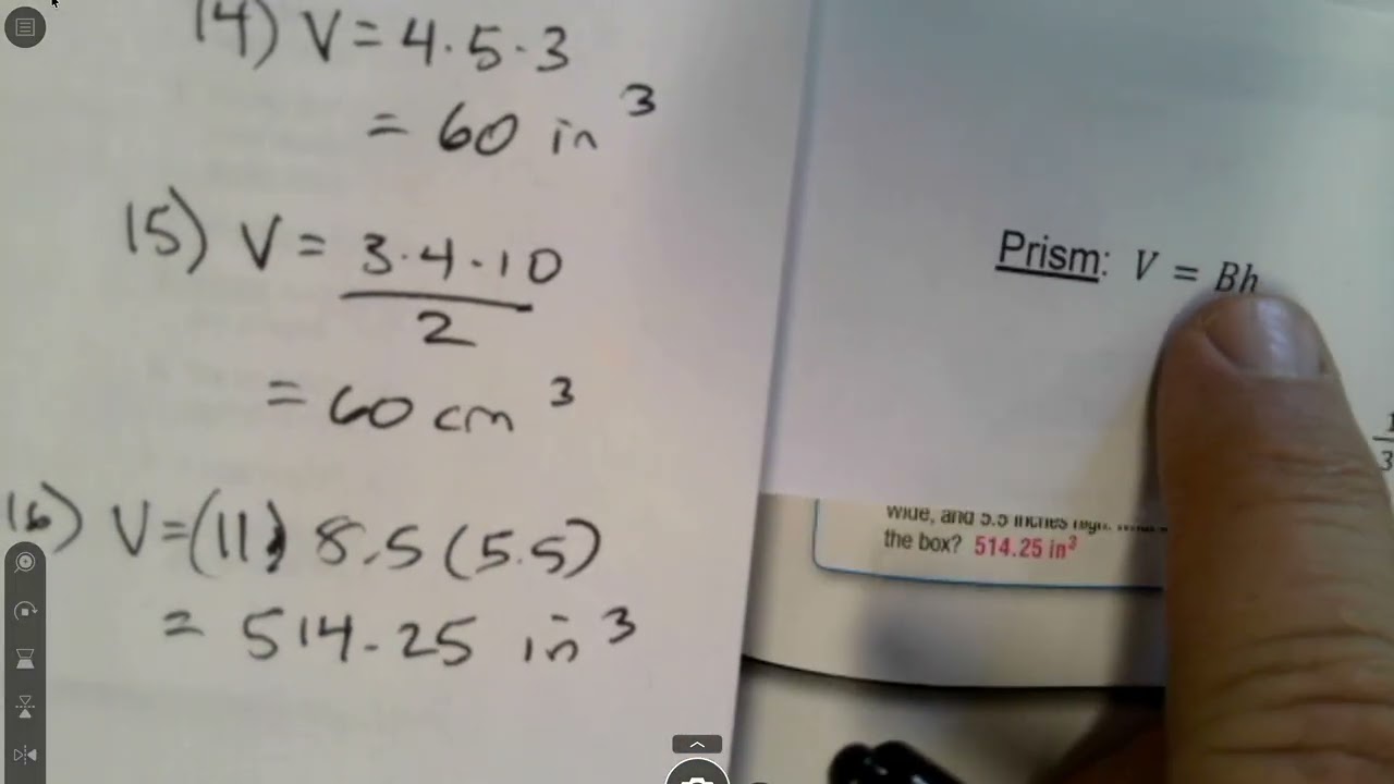 Pre-Alg Ch.12 Test Review Answers