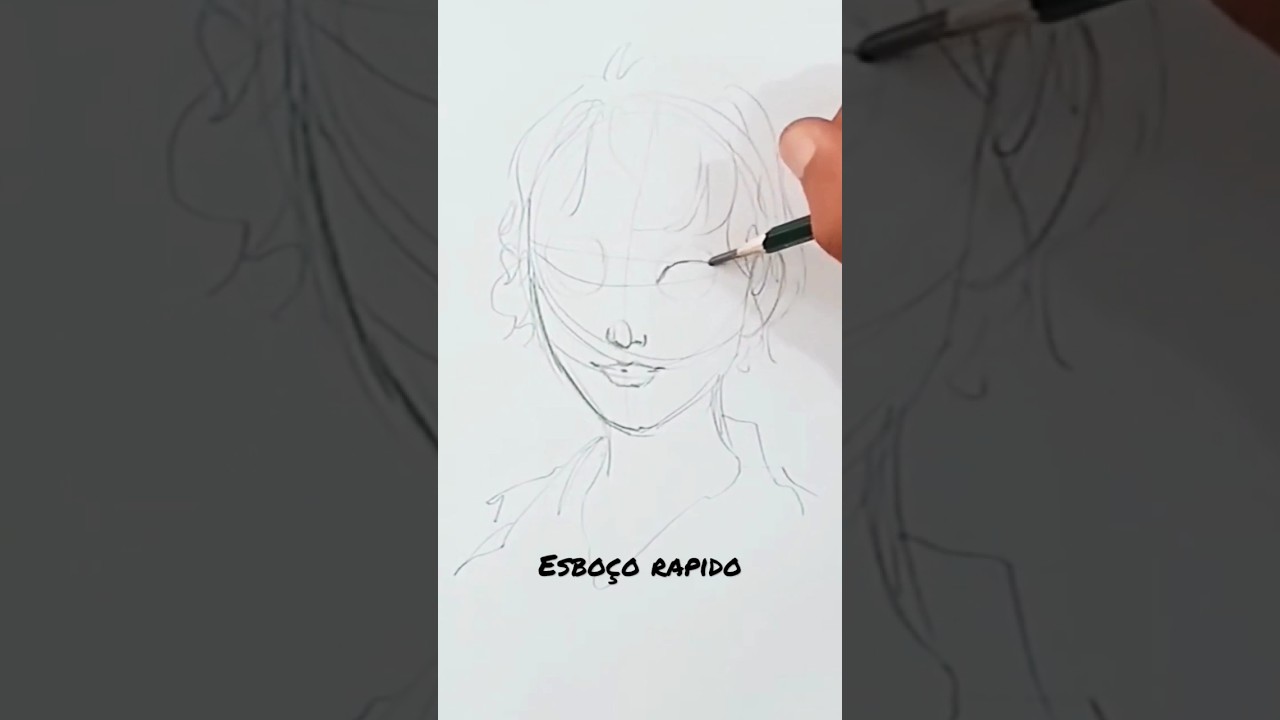 Esboço rápido #sketch #drawing #comics #animation #art #desenhos #arte #brasil #anatomia #anime
