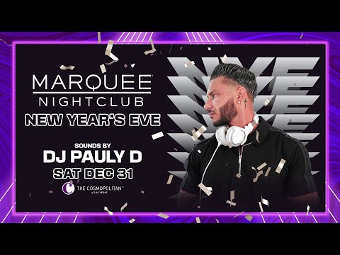 Marquee Nightclub New Year's Eve 2023 - DJ Pauly D