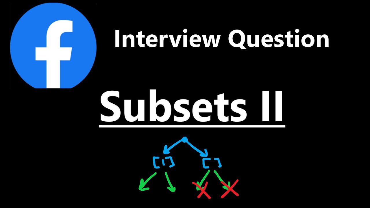 Subsets II - Backtracking - Leetcode 90 - Python