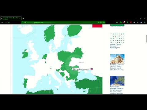 Europe Countries Map Quiz Game 0:48