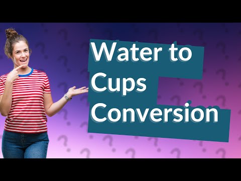 What is 100ml of water in cups?