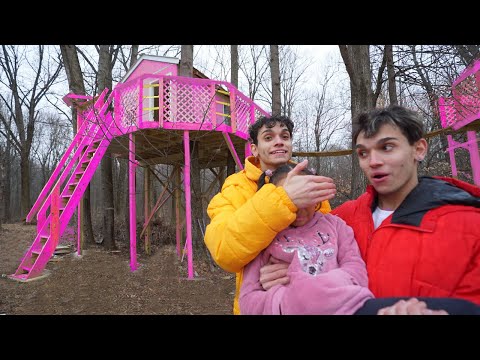 Surprising Our Little Sister With A Tiny House!