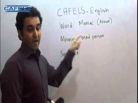 CAFELS (Basic English): Maniac Meaning and Sentence in Urdu/Hindi-Canada Qualified