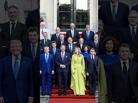NATO Summit Leaders Take Group Photo in Amsterdam
