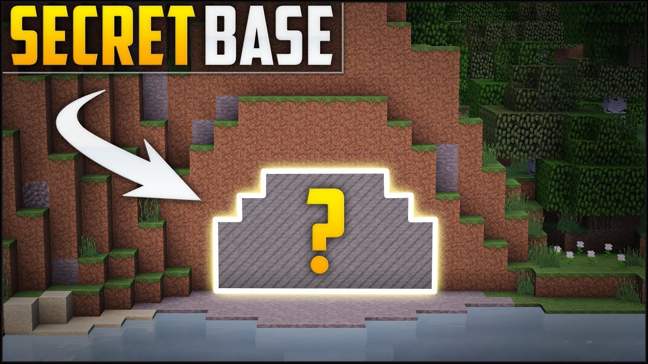 Minecraft: How To Build A Secret Base Tutorial (#6) - Minecraft Builders