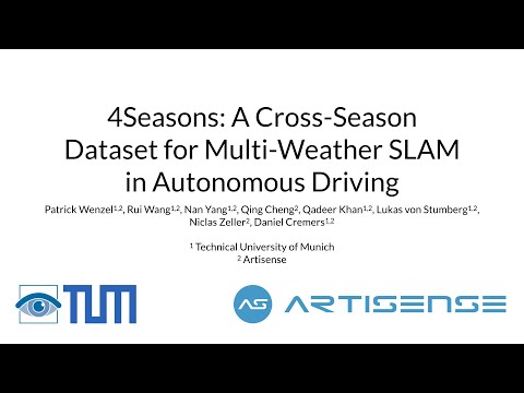 4Seasons: A Cross-Season Dataset for Multi-Weather SLAM in Autonomous Driving