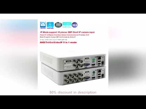 Latest Products You Must Know! Hybrid DVR CCTV Security 4CH/8 Channels 5M-N Audio Over Coaxial for