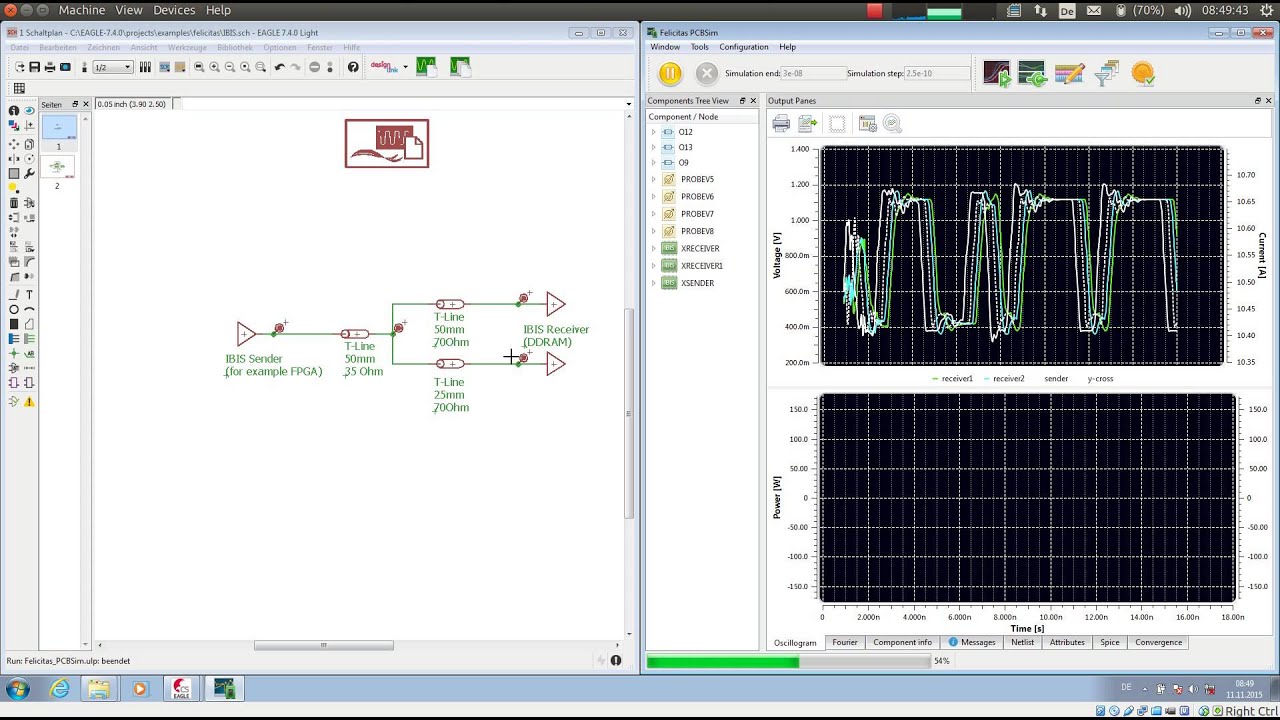PCBSim IBIS Simulation