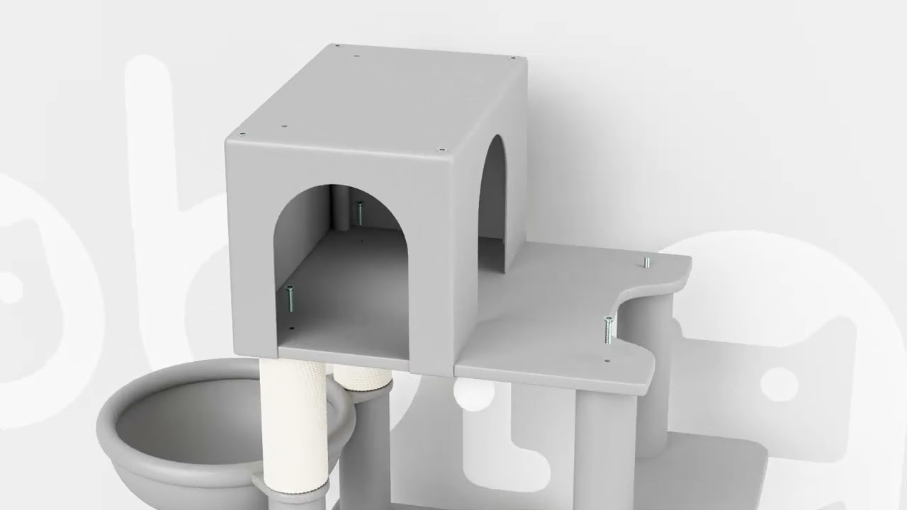 Globlazer S81C Cat Tree Assembly Guide