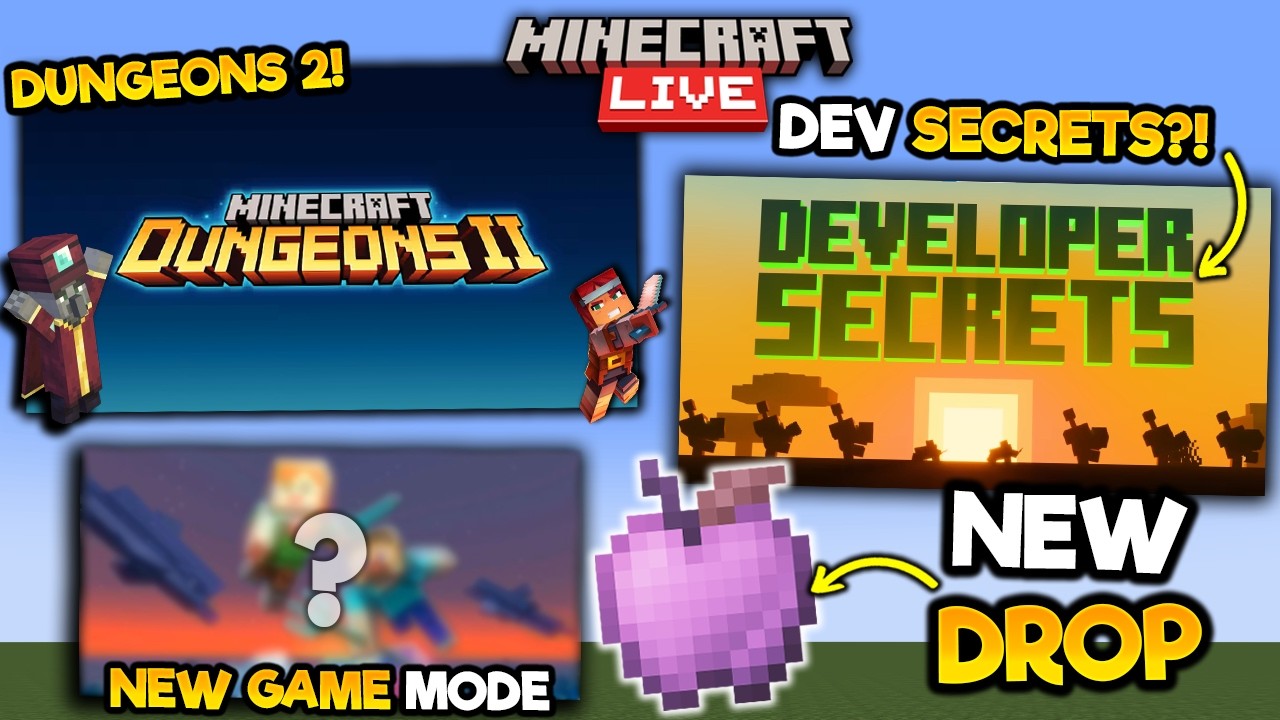 A NEW Drop WILL Be Revealed At Minecraft Live & 26.21 Out NOW!