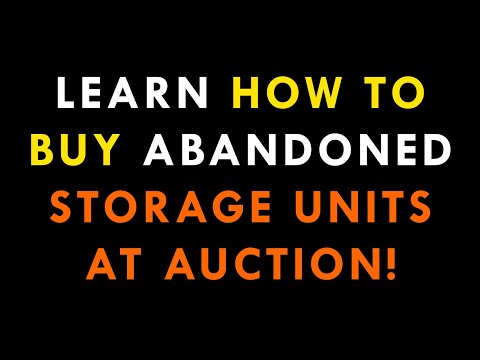 How To Buy Abandoned Storage Units & Lockers Like Storage Wars TV Auctions Show!