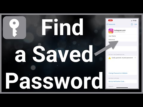 How To Find Saved Passwords On iPhone