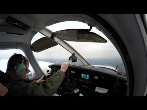 Piper Seminole training: ILS VECTORS Approach into Martinsburg, WV Cockpit Audio 1 of 2