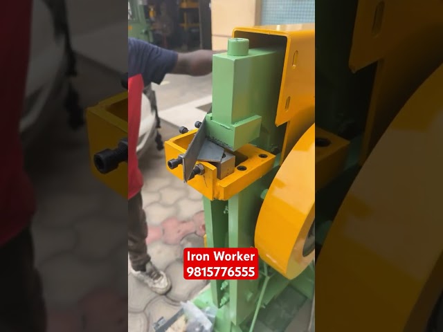 Angle Cutting and Punching - Multi Purpose Iron Worker Machine ...