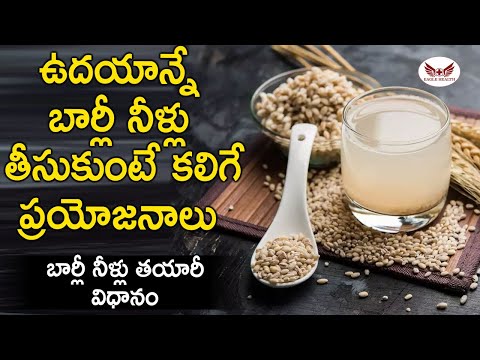 Health Benefits of Barley Water in Telugu I బార్లీ వాటర్ I Barley Water Weight Lose