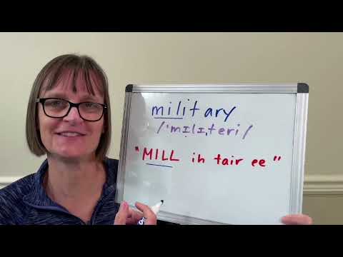 How to Pronounce Military