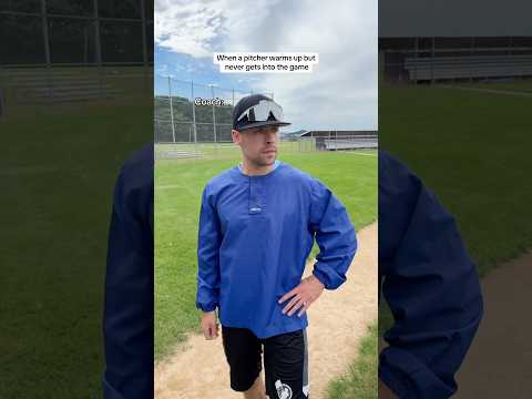 Pitcher throws a complete game in the bullpen #baseball