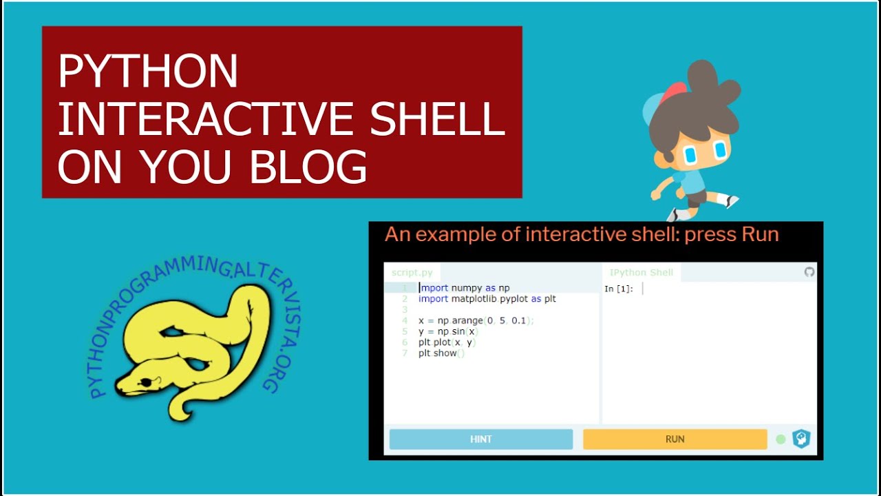 Interactive Python shell on your blog!