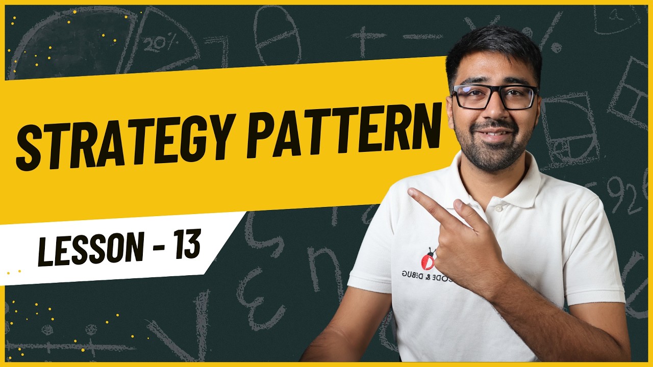 Strategy Design Pattern Explained with Python Example | Low Level Design - Lesson 13