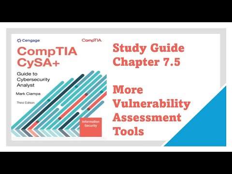 CompTIA CySA+ Guide to Cybersecurity Analyst (CSO-003) Ch 7-5 More Vulnerability Assessment Tools.