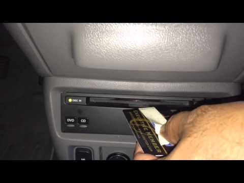 How to remove a stuck DVD or CD from a slot DVD player