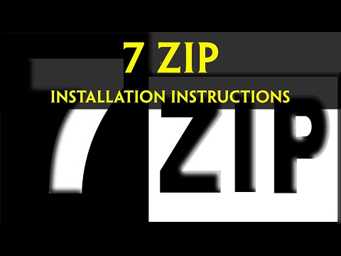 Installing 7zip on Windows 10