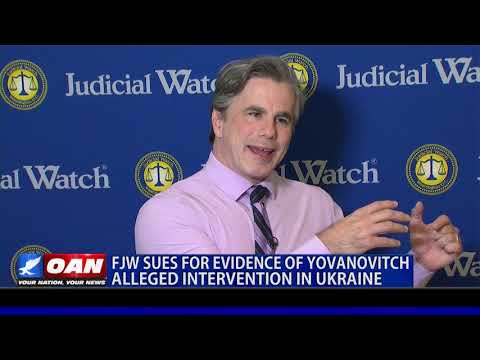 Judicial Watch sues for evidence of Yovanovitch's alleged intervention in Ukraine