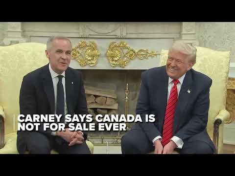 Polite Sparks Fly As Canadian PM Mark Carney Meets With Trump