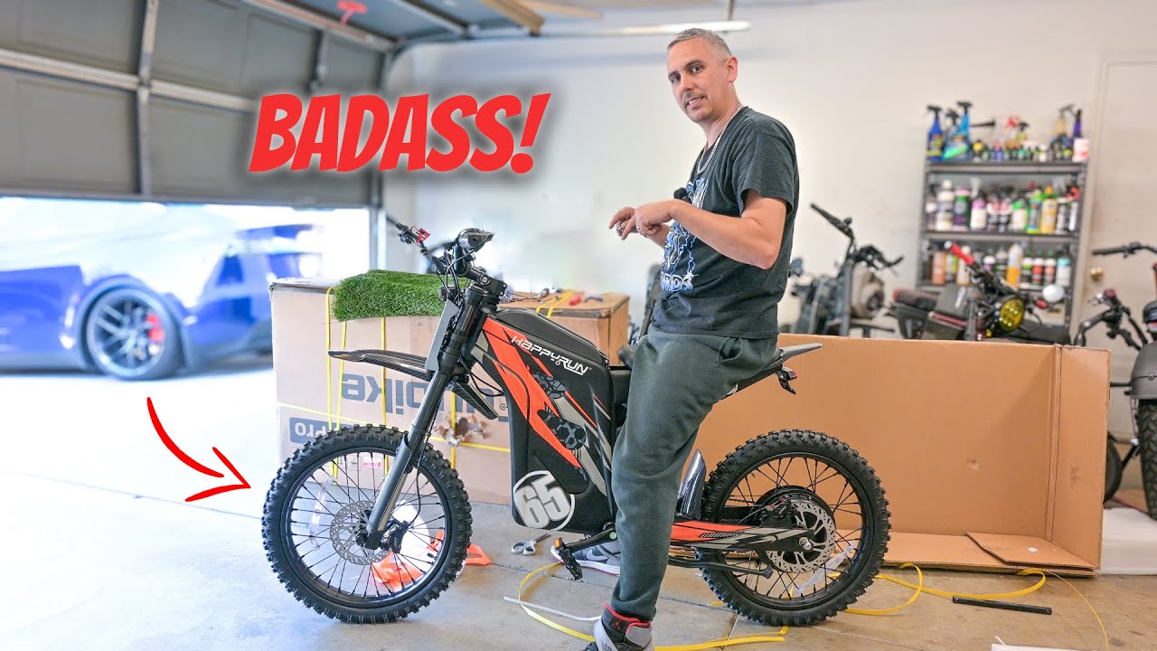 HappyRun Electric Dirt Bike G300 Pro, Best Fast Dirt E-Bike for Adults – happyrunsports