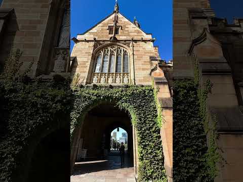 Journey through history: University of sydney, campus tour , sandstone building, May 6th2023