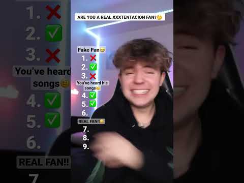 ARE YOU A REAL XXXTENTACION FAN????????? #shorts #viral #songtest