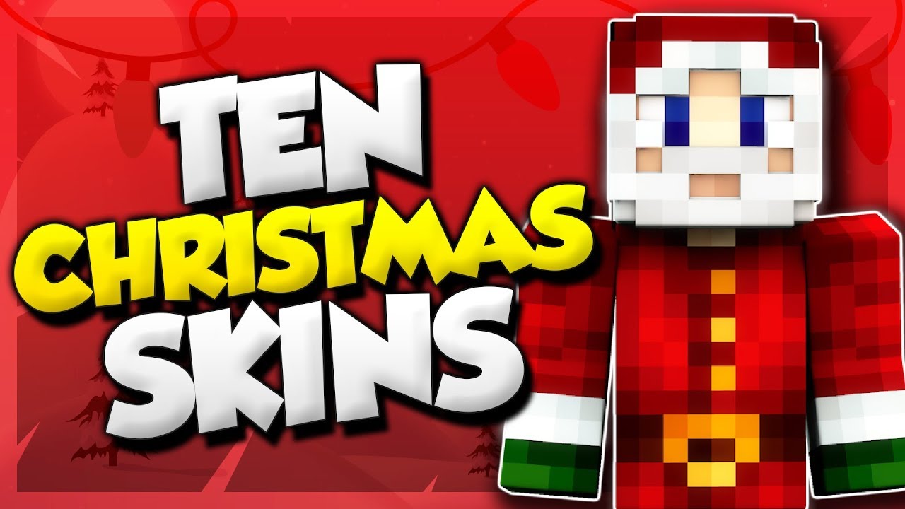 10 MINECRAFT CHRISTMAS SKINS! (Top Minecraft Skins - PC / Java / Bedrock)