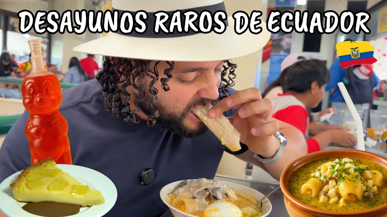 PROBANDO desayunos serranos🍳 en el mercado central de QUITO • ECUADOR🥑