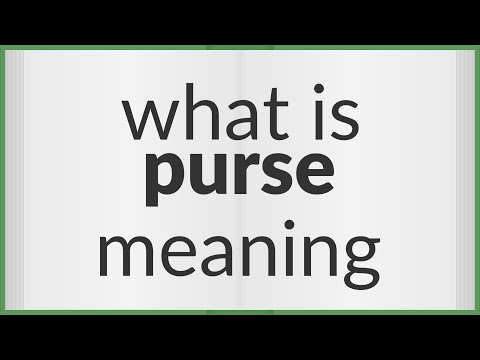 Purse | meaning of Purse