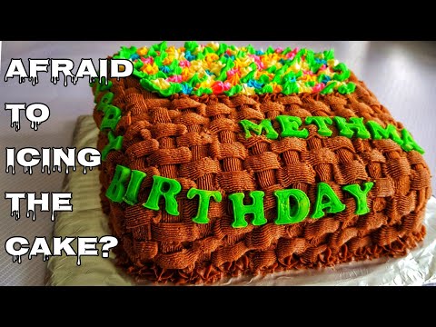 Afraid to icing the cake? I will teach you a very simple icing method. easy butter icing.