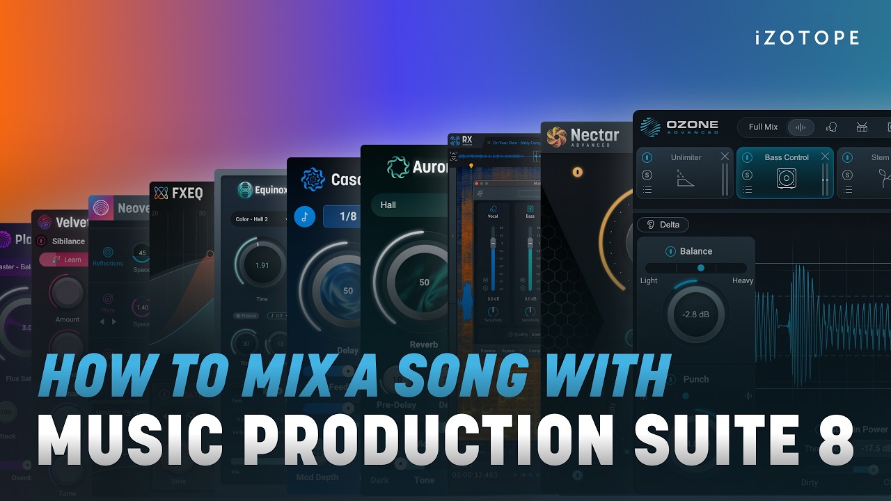 10 steps to mix a song (start to finish) | iZotope