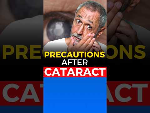 Precautions After Cataract Surgery