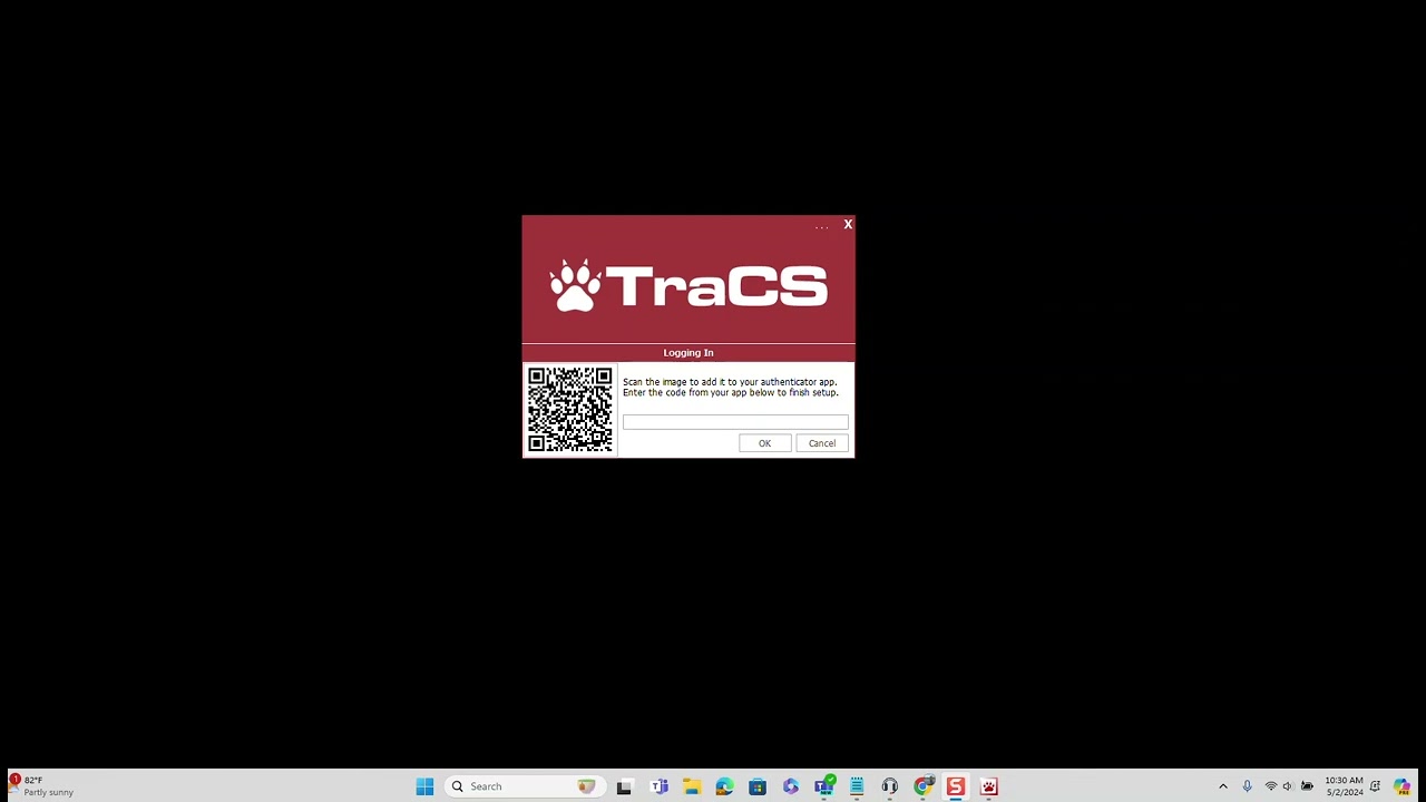 TraCS MFA OTP Setup