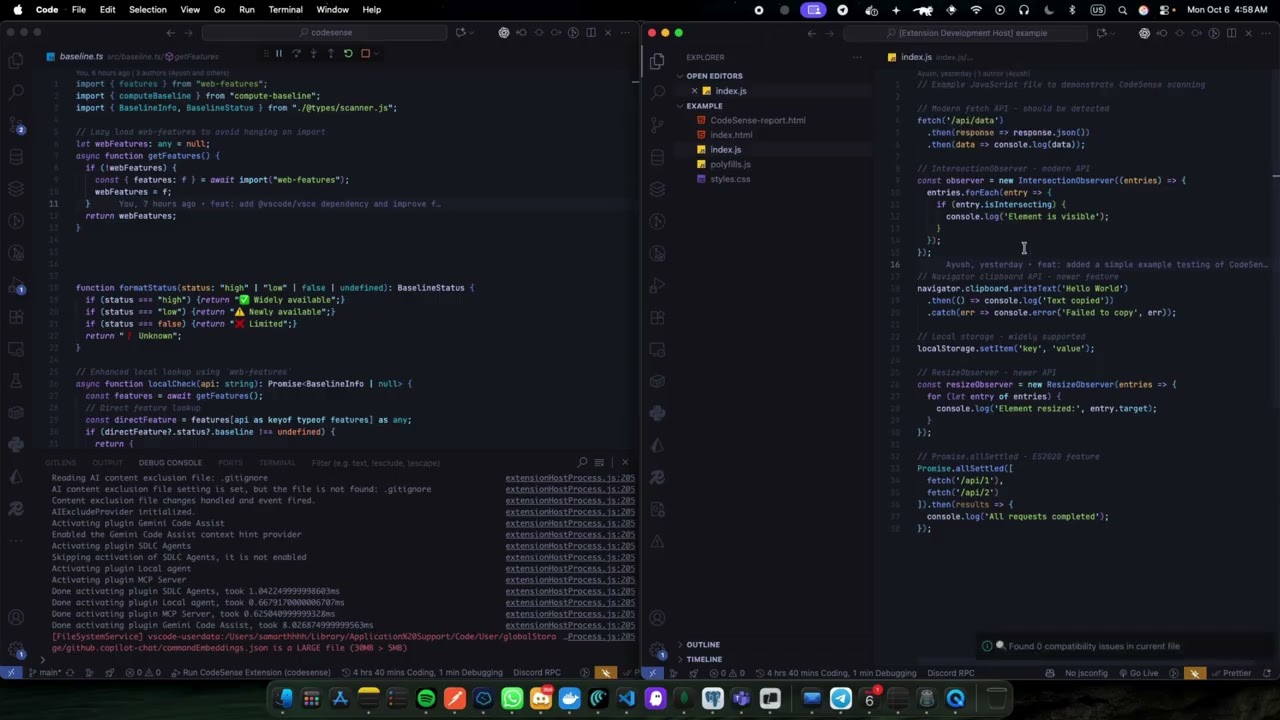 Introducing CodeSense: The Baseline-Powered Dev Tool for Modern Web Devs