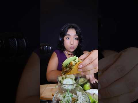 $1 Tacos on Wednesdays ๐ฎ best Al Pastor tacos. Rated: 9/10 #tacos #mukbang #food #meat #mexicanfood