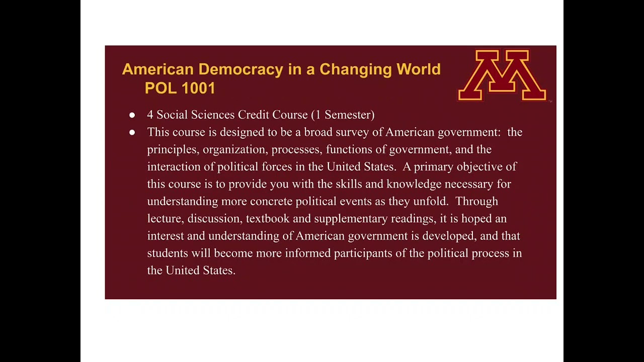 University of Minnesota - CIS courses at PCHS