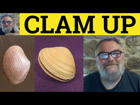 🔵 Clam Up Meaning - Clam Up Examples - Phrasal Verbs - ESL British English Pronunciation